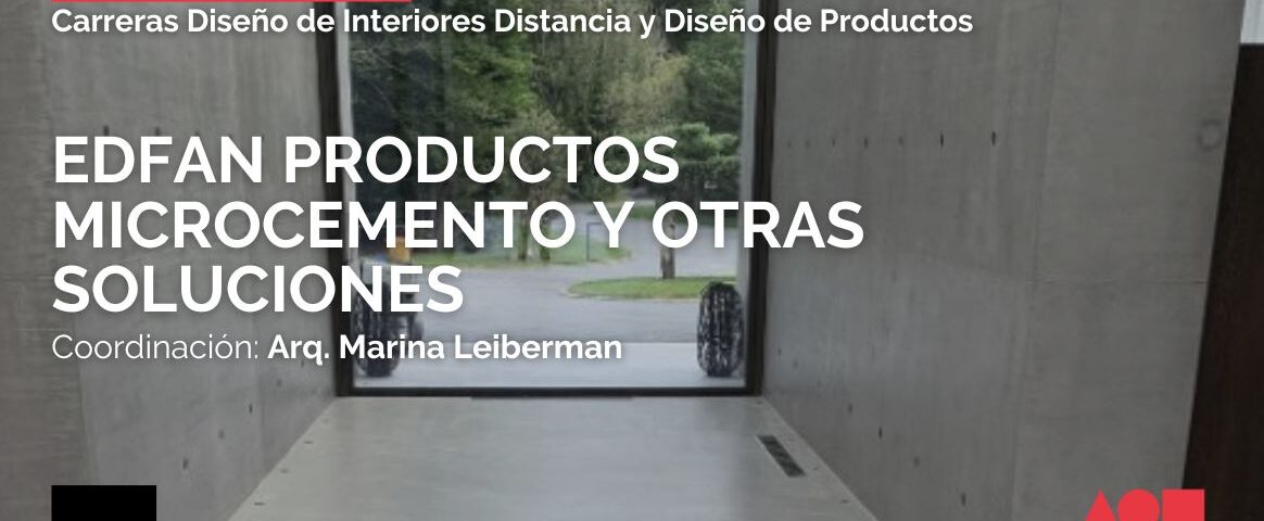 Presentación Virtual – EDFAN Productos: Microcemento y otras soluciones ...